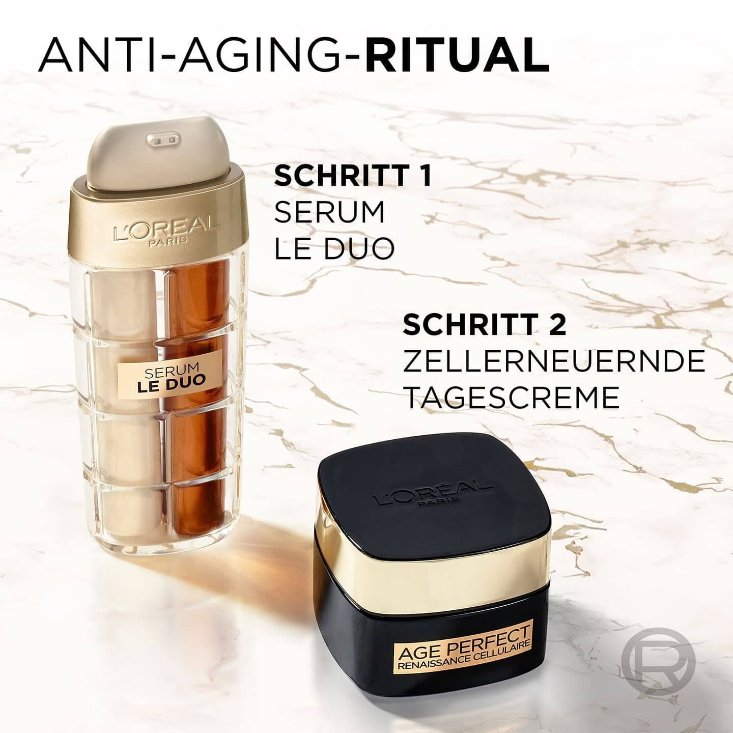 Age Perfect Anti-Aging Serum Le-Duo | L'Oréal Paris