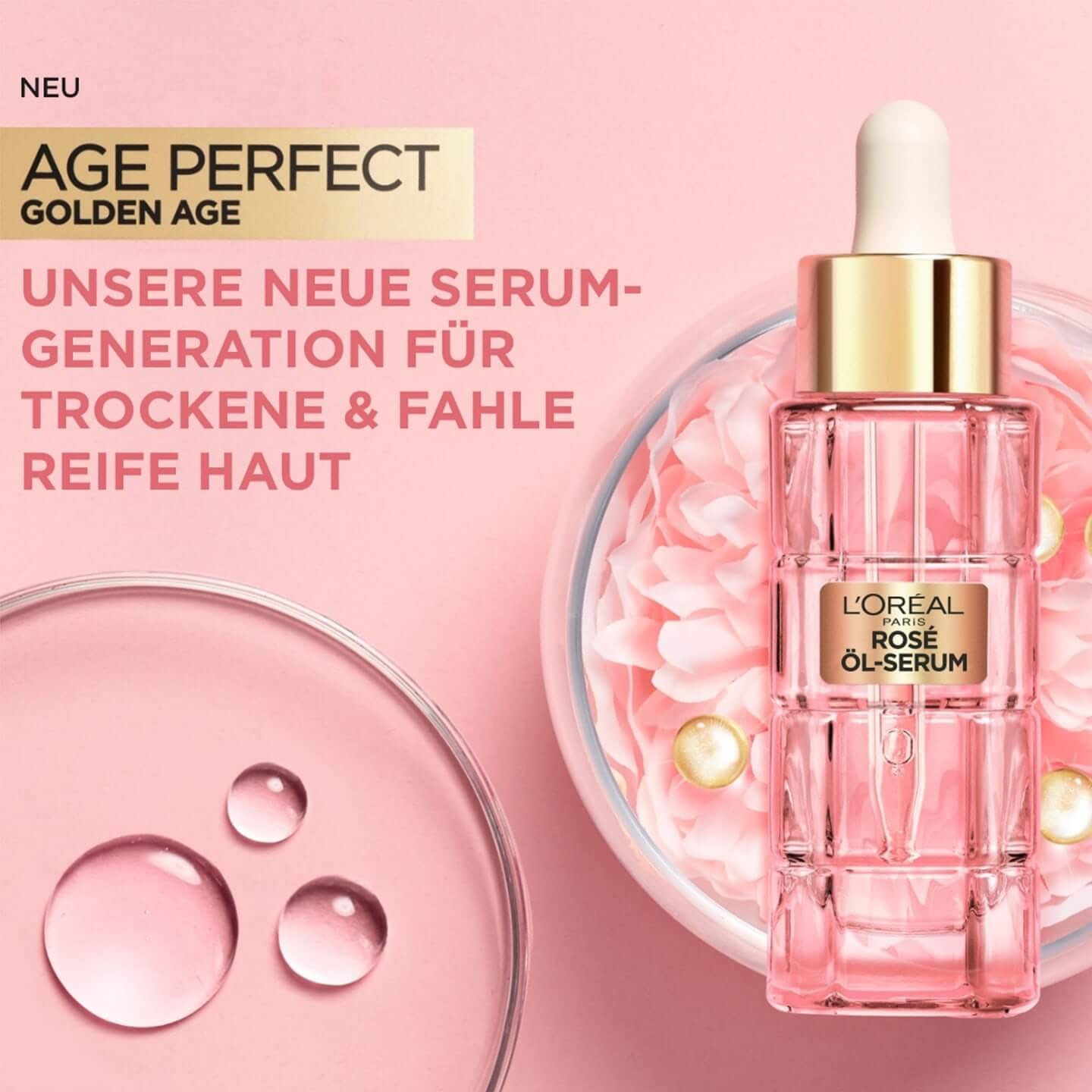 Age Perfect Golden Age Rosé Öl-Serum | L’Oréal Paris