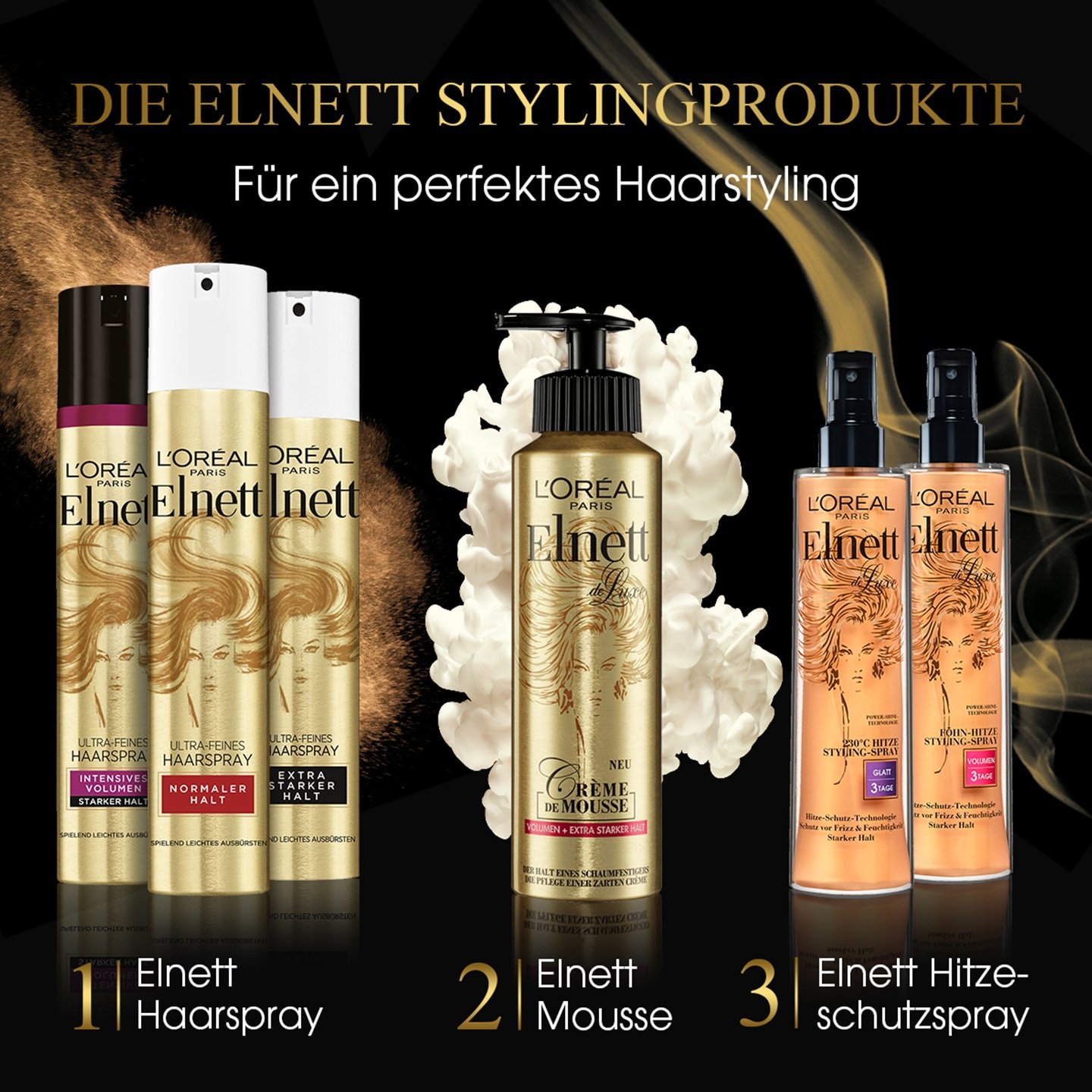 Elnett Crème de Mousse Volumen Haarschaum | L'Oréal Paris